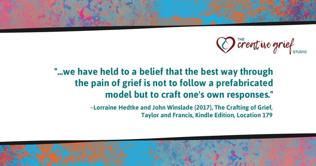 There's no "one-size-fits-all" way through grief... - The Creative ...