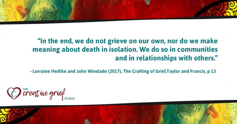 Grief and community - The Creative Grief Studio